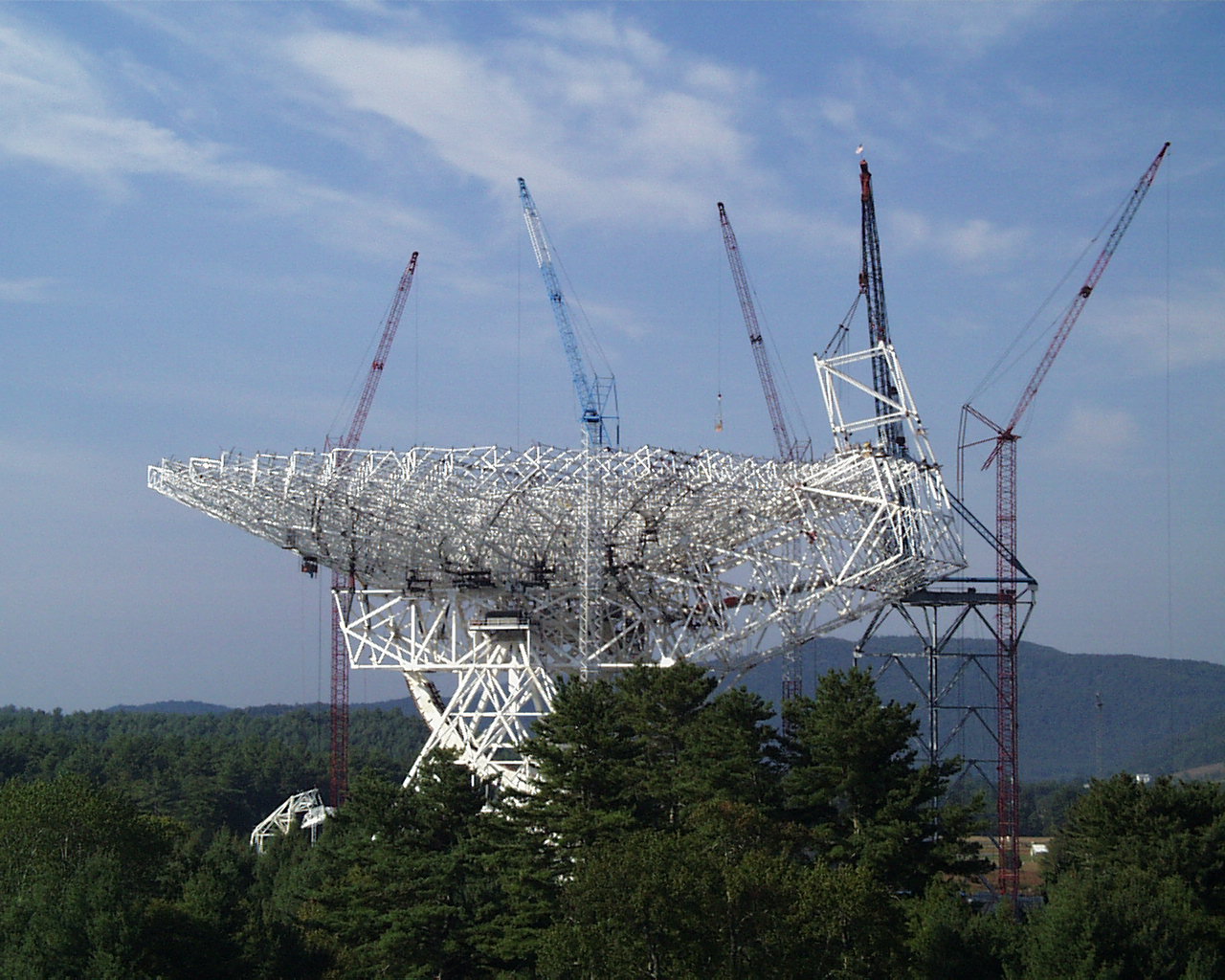 Green Bank Telescope Construction Progress